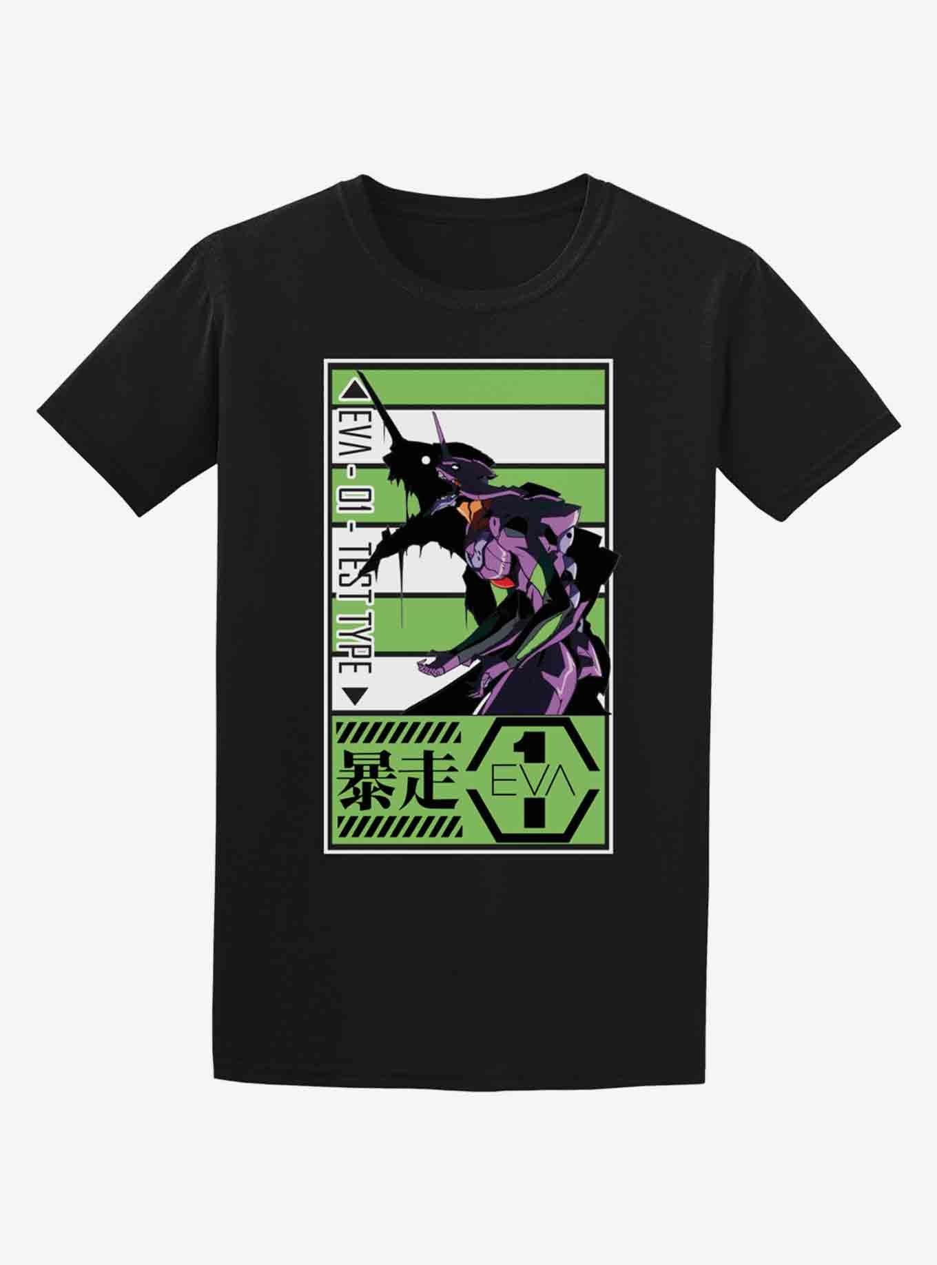 Neon Genesis Evangelion EVA Test Type Boyfriend Fit Girls T-Shirt | Hot ...