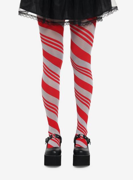Candy Cane Stripe Tights | Hot Topic