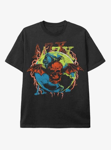 Avenged Sevenfold A7X Skull Bat T-Shirt | Hot Topic