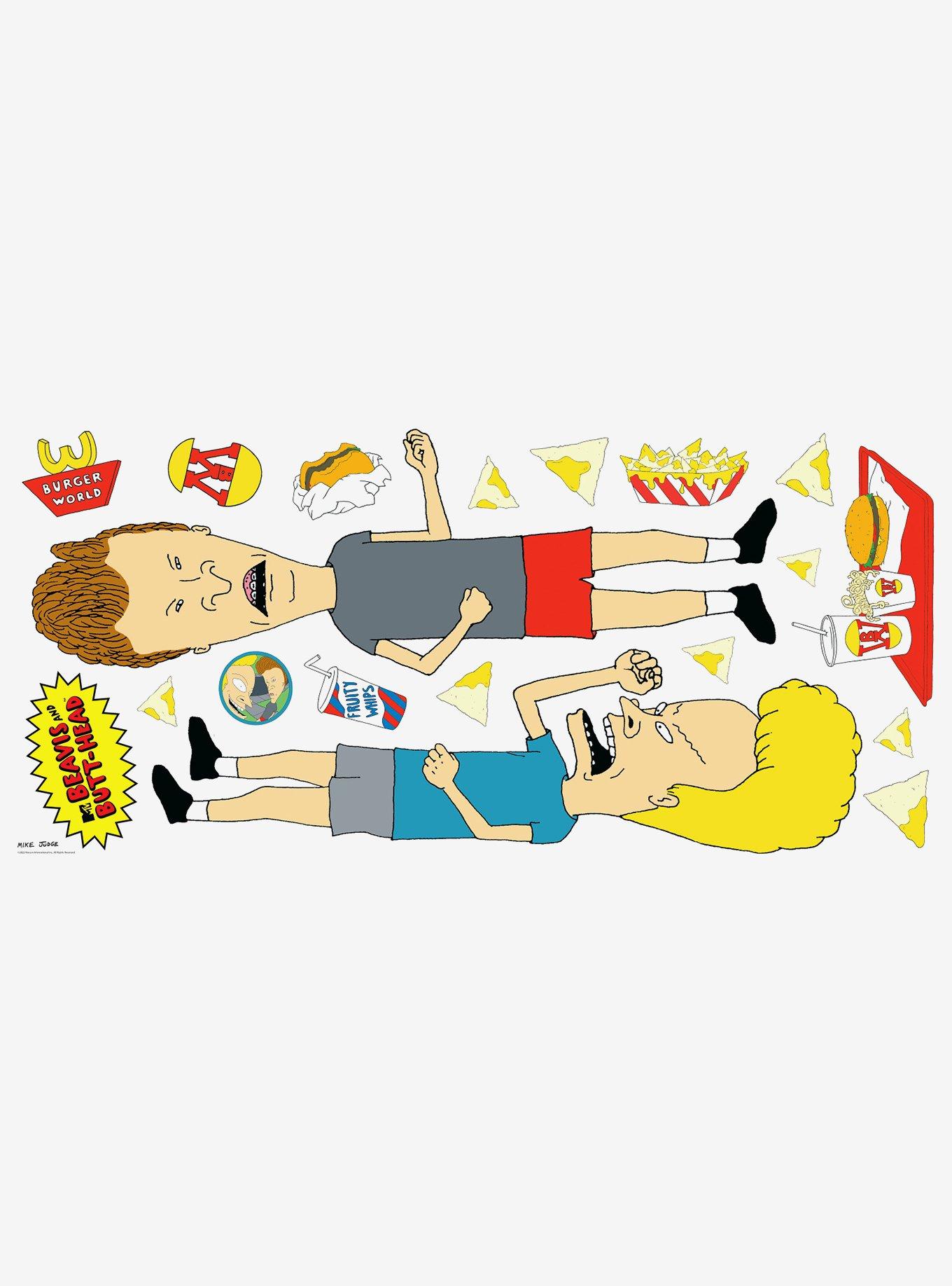 Beavis And Butt-Head Peel And Stick Giant Wall Decals | BoxLunch