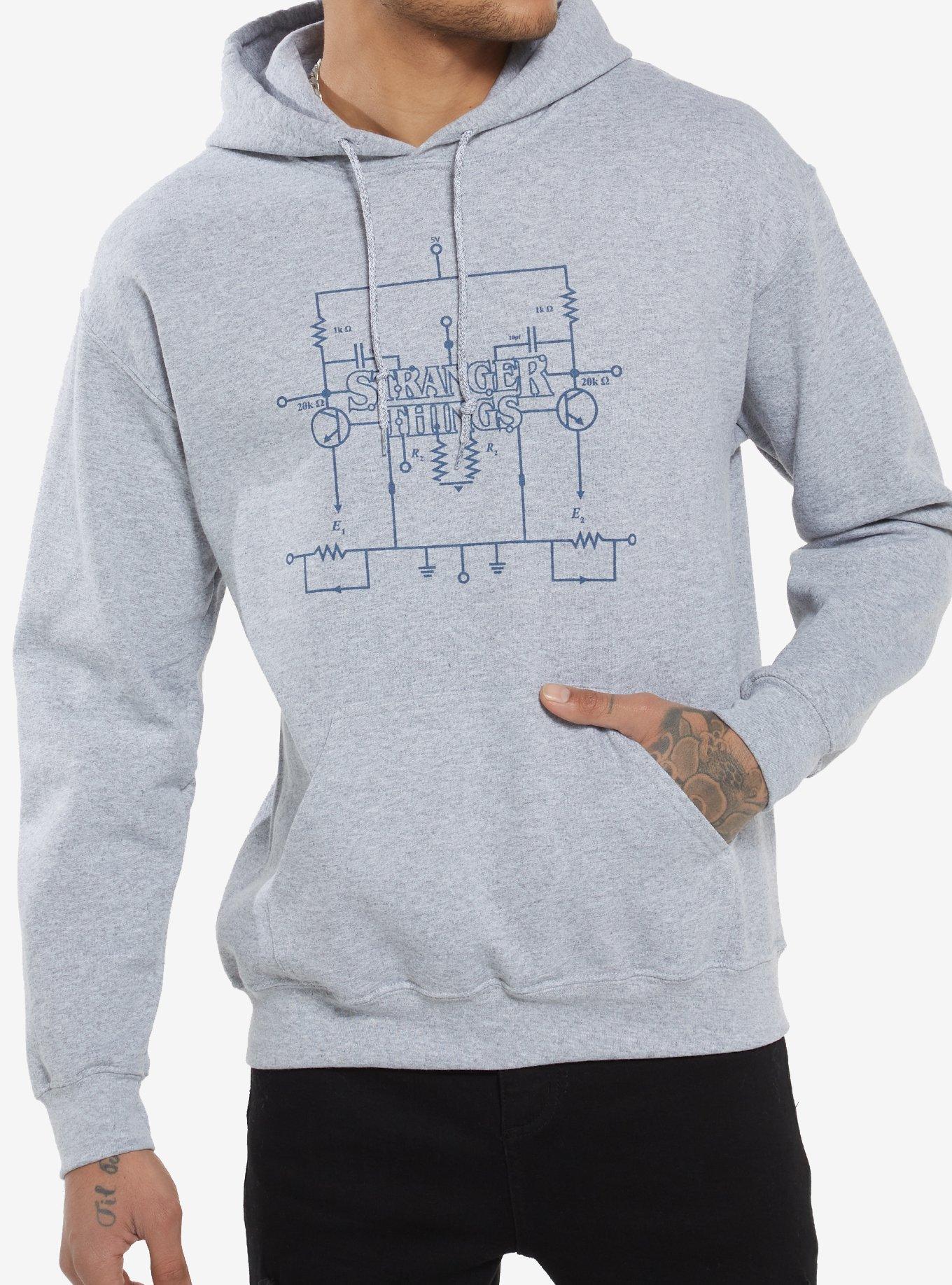 Stranger Things Dustin Circuit Board Hoodie | Hot Topic