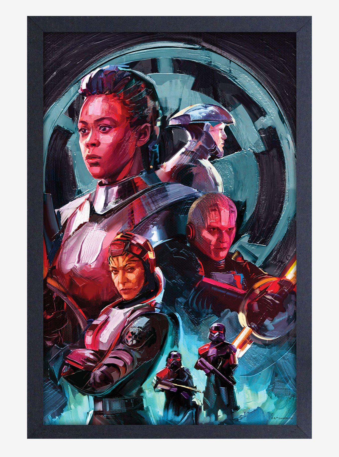 Star Wars Obi-Wan Brushed Squad Framed Wood Wall Art | Hot Topic