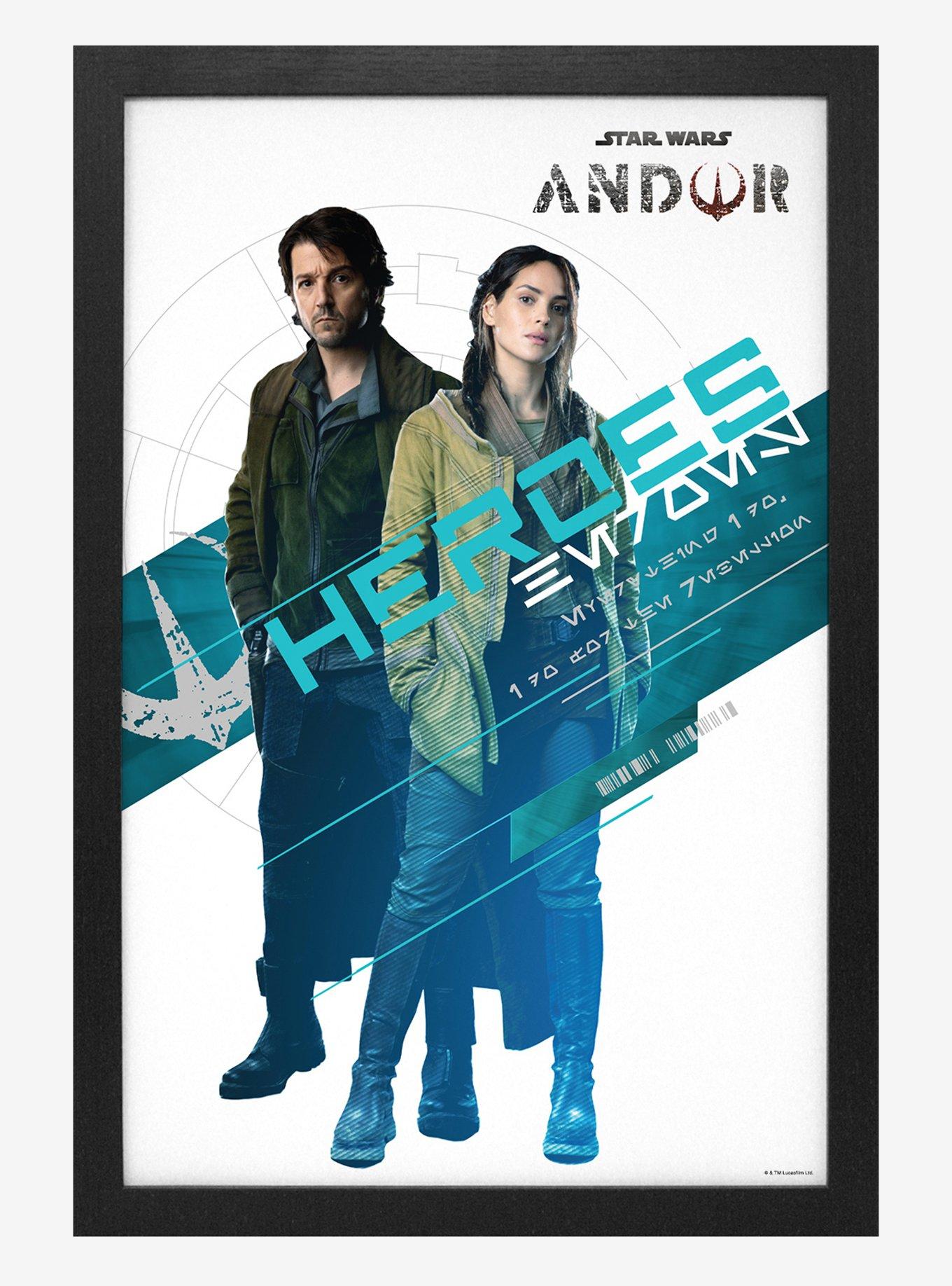Star Wars Andor Heroes Framed Wood Wall Art | Hot Topic