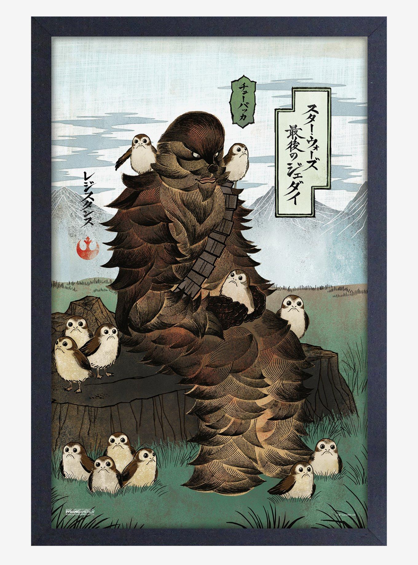 Star Wars Japanese Chewy Framed Wood Wall Art | Hot Topic
