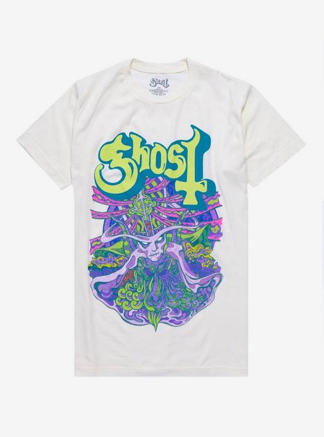Ghost Pastel Papa Emeritus Boyfriend Fit Girls T-Shirt | Hot Topic