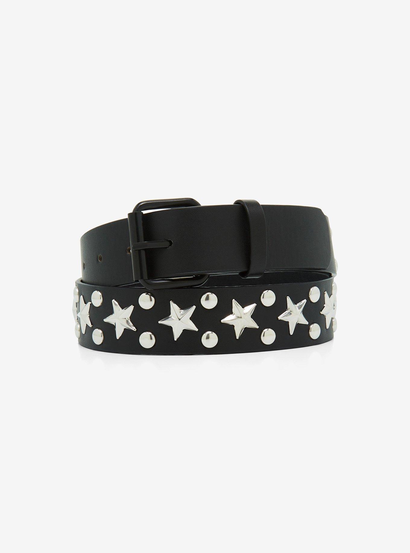 Black Stars & Studs Belt | Hot Topic