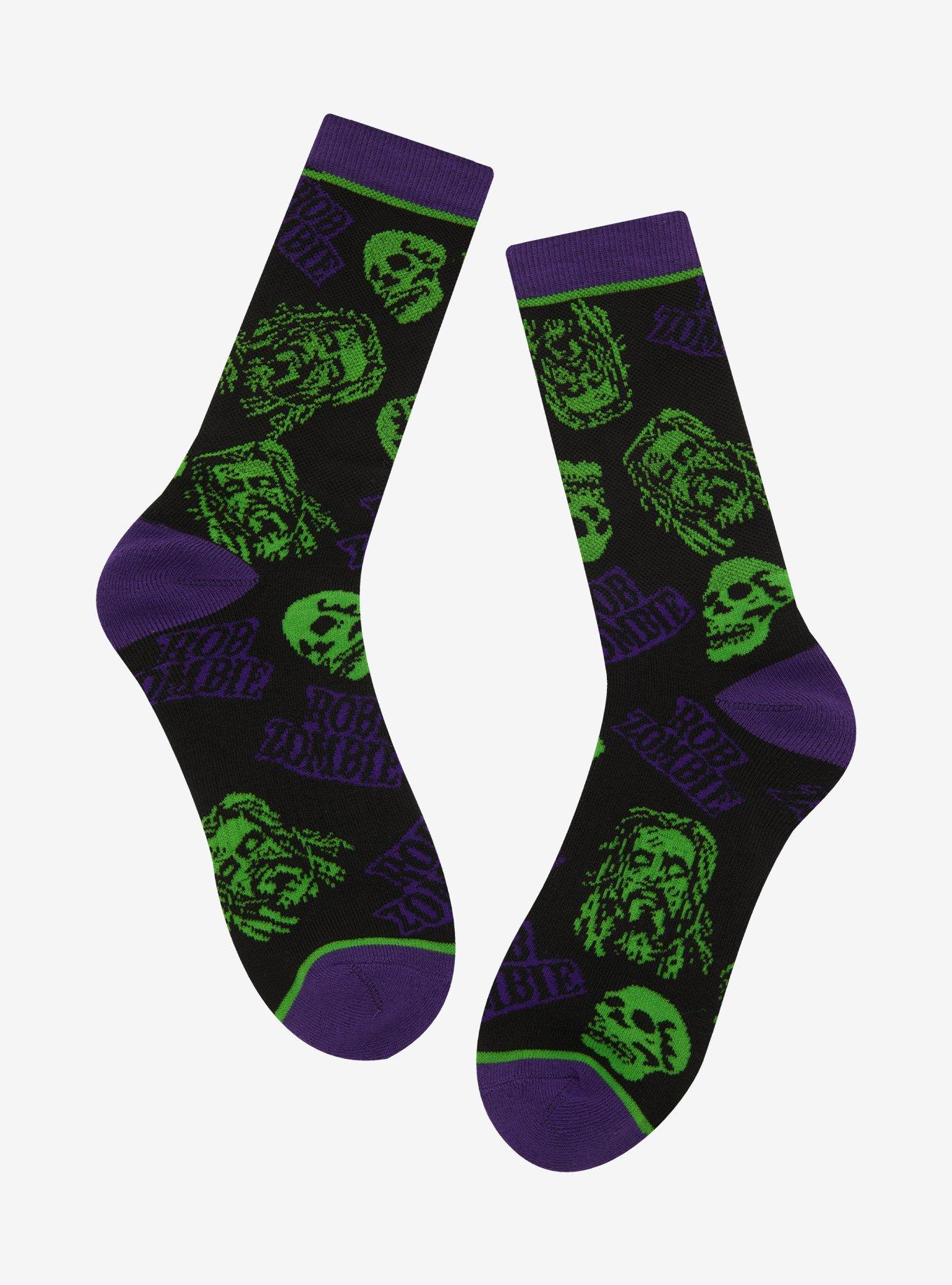 Rob Zombie Logo Crew Socks | Hot Topic