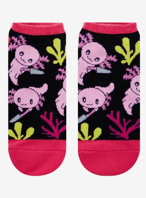 Axolotl Knife No-Show Socks | Hot Topic