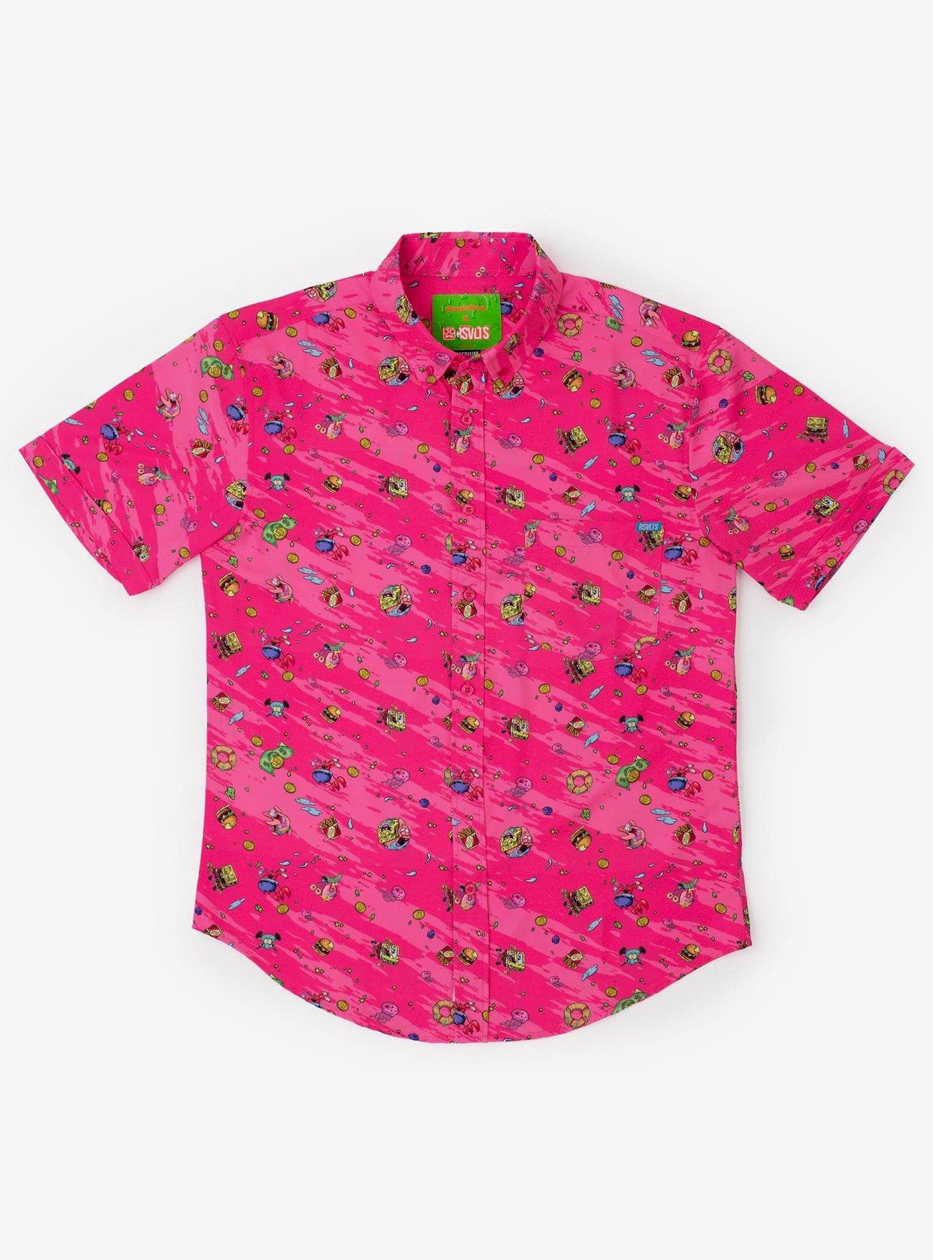 RSVLTS SpongeBob SquarePants Krusty Bobs KUNUFLEX Short Sleeve Shirt ...