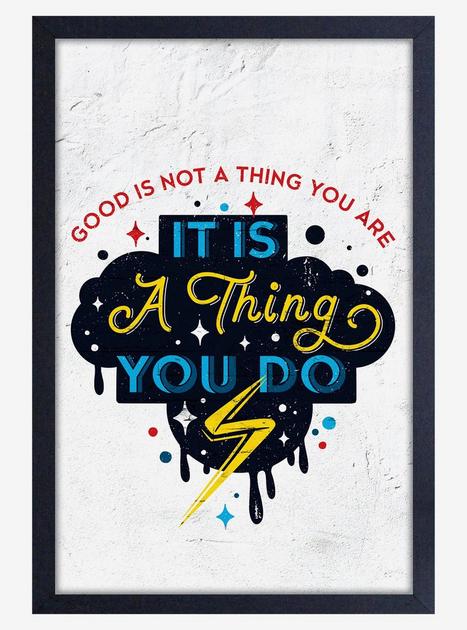 Marvel Ms. Marvel Quote Framed Wood Poster | BoxLunch