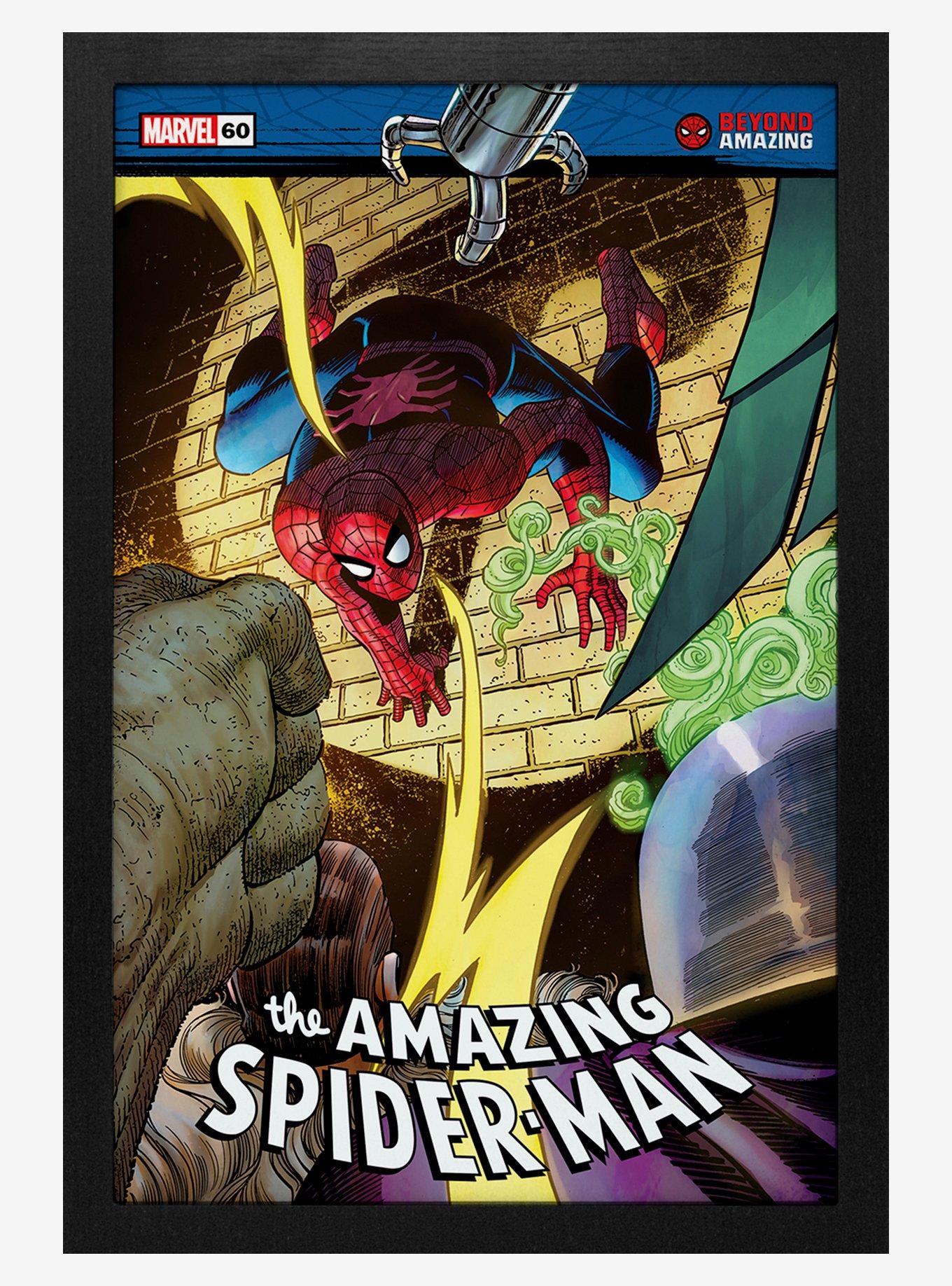 Marvel Spider-Man 60Th Ann Villains Framed Wood Poster | BoxLunch