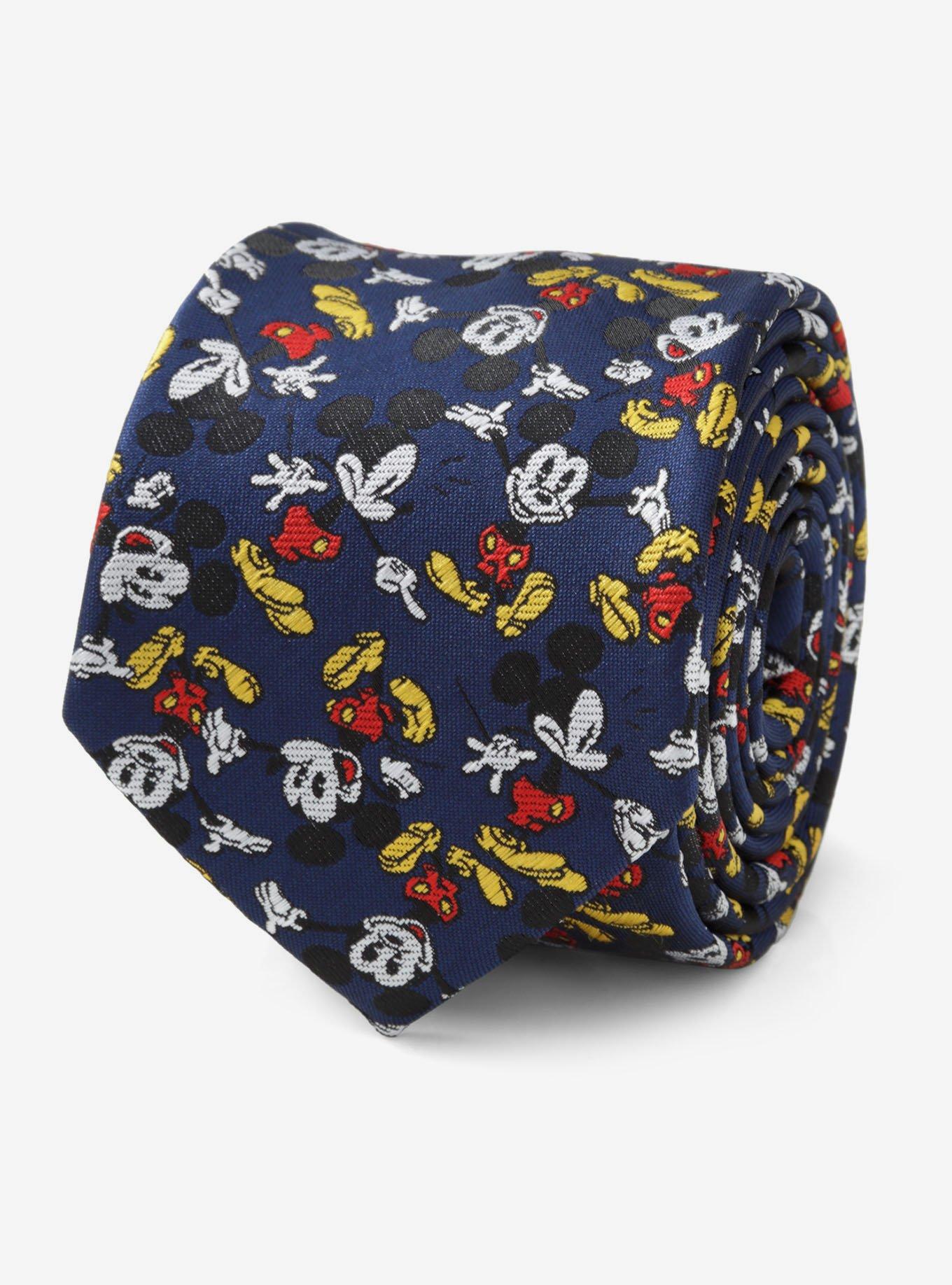 Disney Mickey Mouse Action Navy Men's Tie | BoxLunch