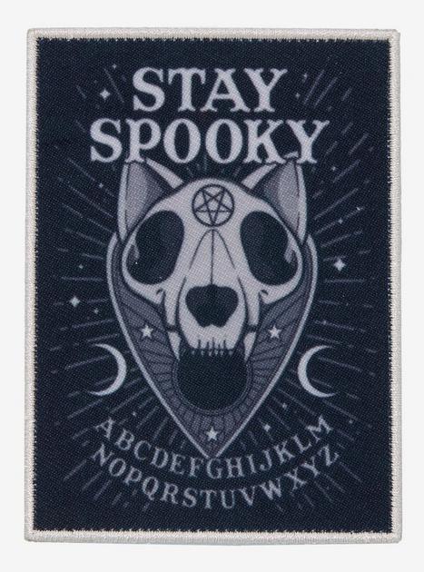 Stay Spooky Skull Patch | Hot Topic