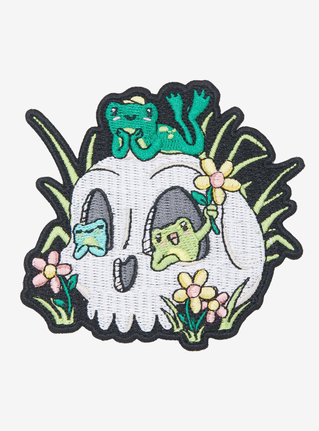 Frogs Skull Flower Patch | Hot Topic