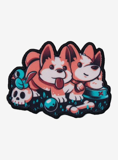 Corgi Skull Patch | Hot Topic