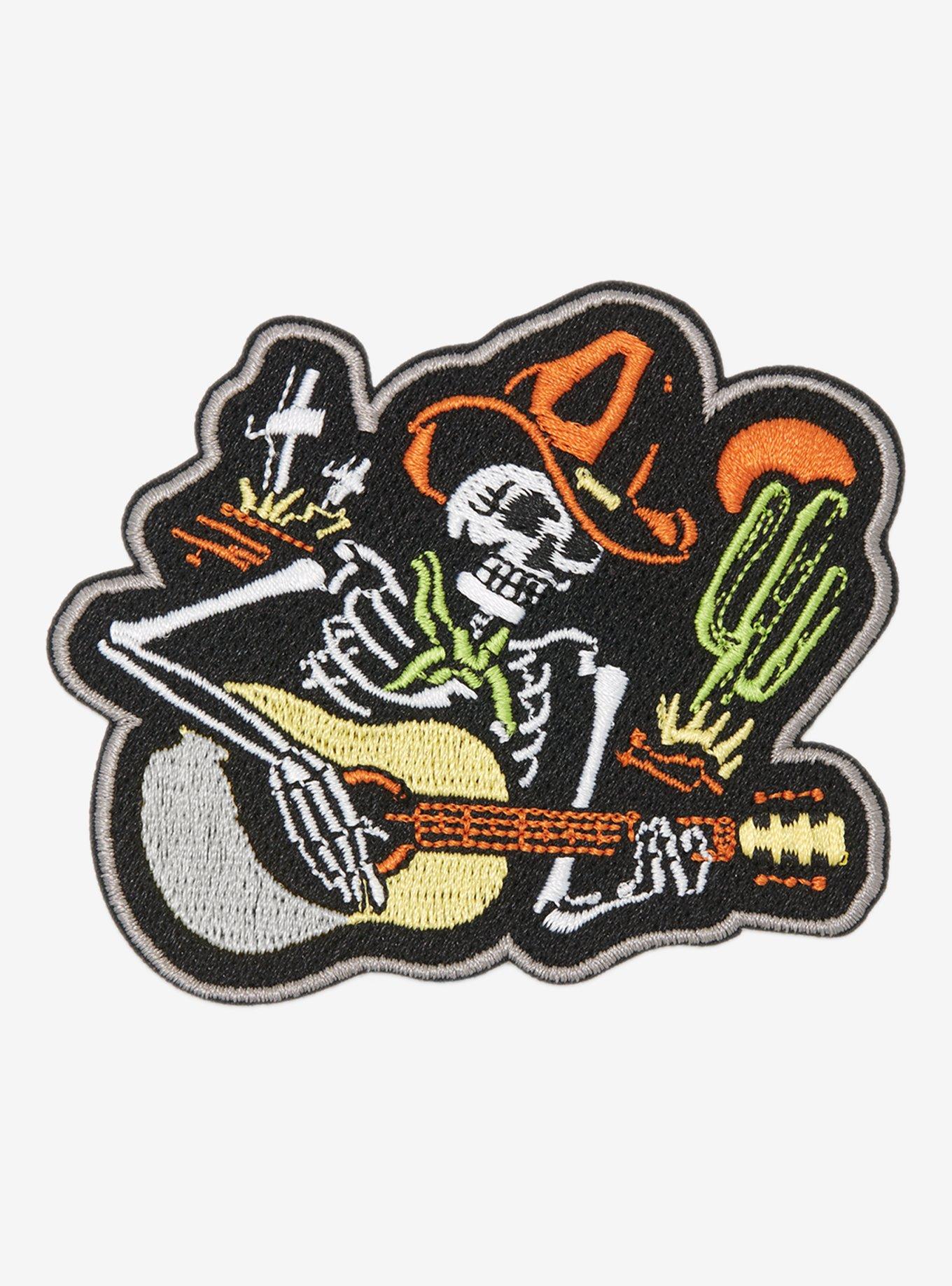Cowboy Skeleton Patch | Hot Topic