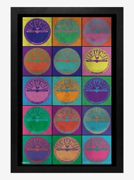 Sun Records Pop Art Framed Wood Wall Art | Hot Topic