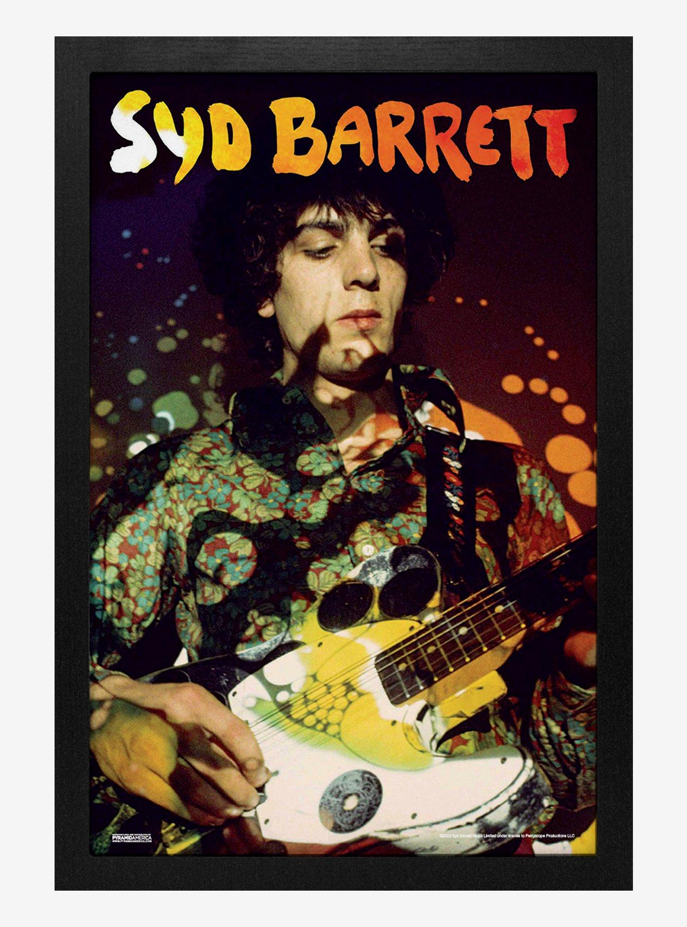 Syd Barrett Psychedelic Live Framed Wood Wall Art | Hot Topic