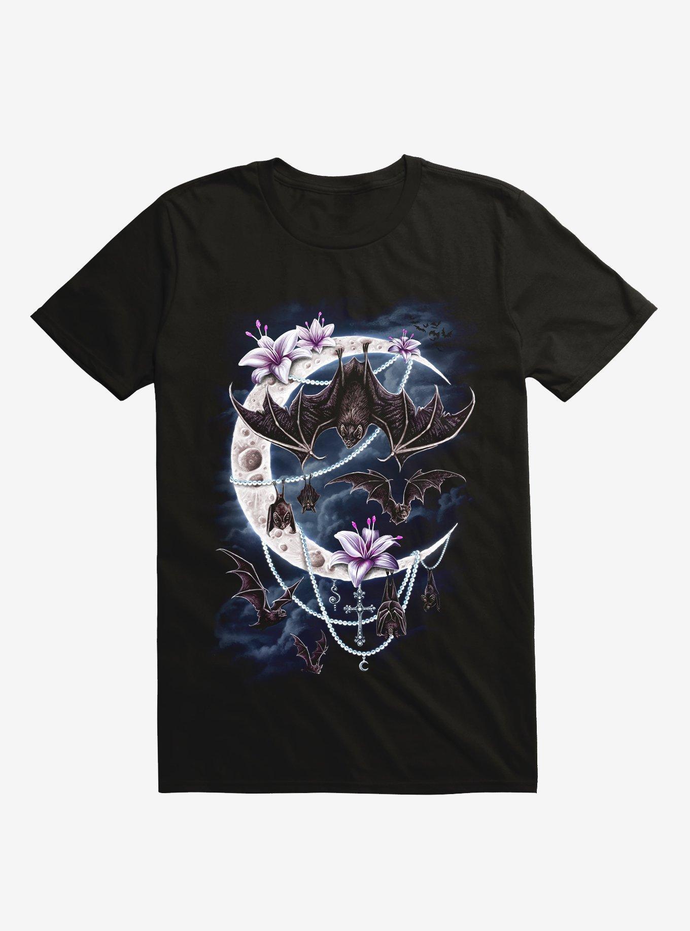 Bats Moon T-Shirt By Sara Richter | Hot Topic