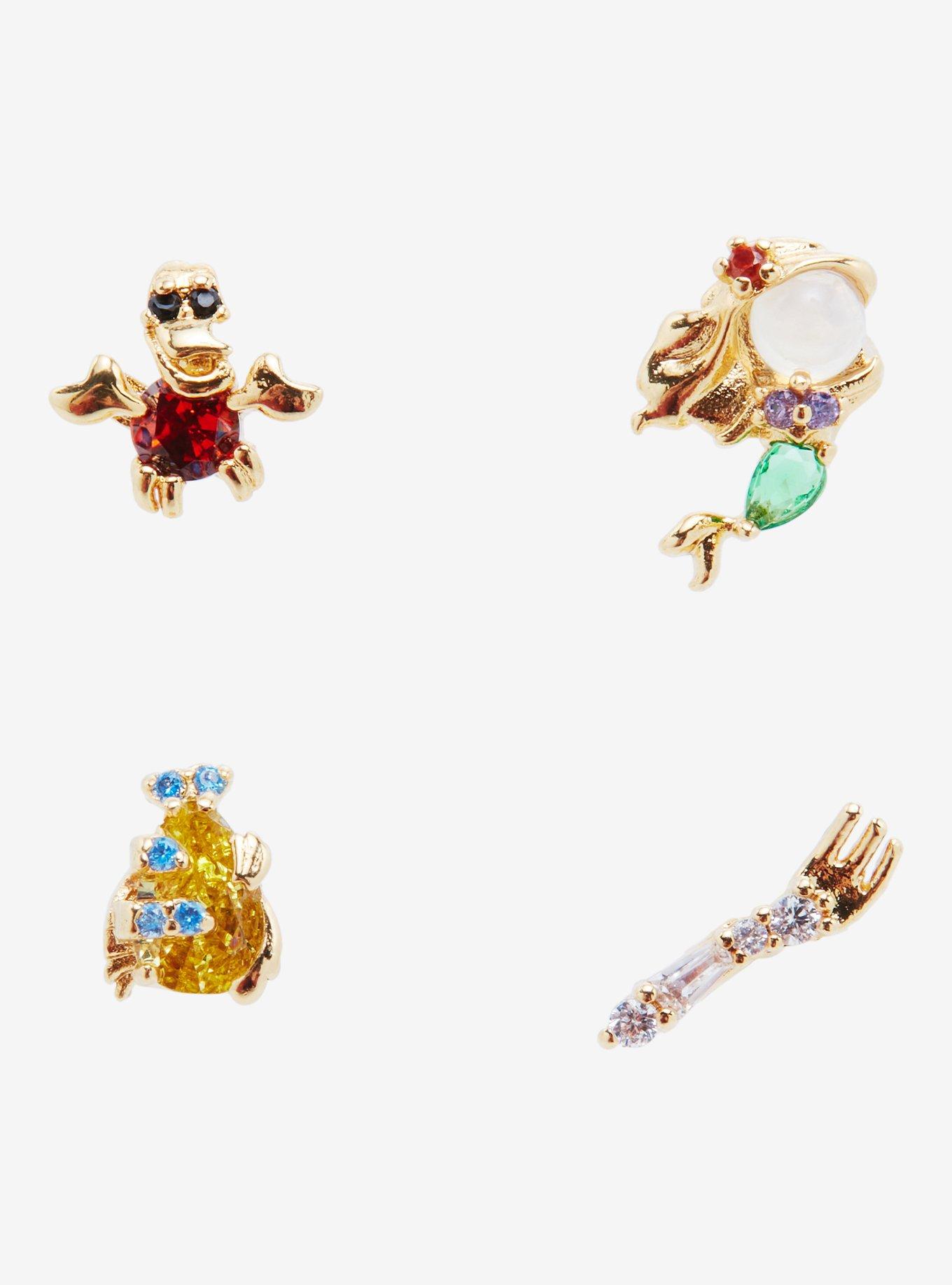 Disney x Girls Crew The Little Mermaid Characters Mix and Match Earring ...