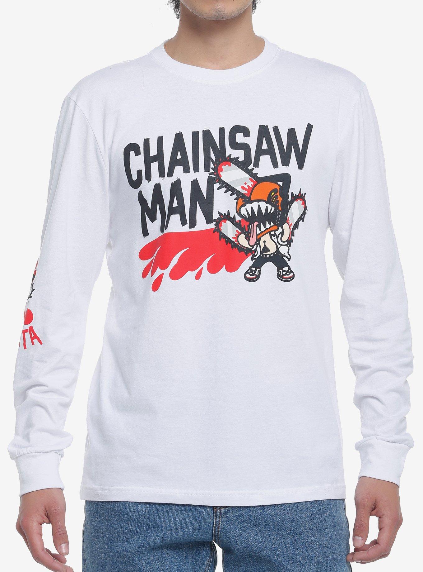 Chainsaw Man Pochita Chibi Long-Sleeve T-Shirt | Hot Topic