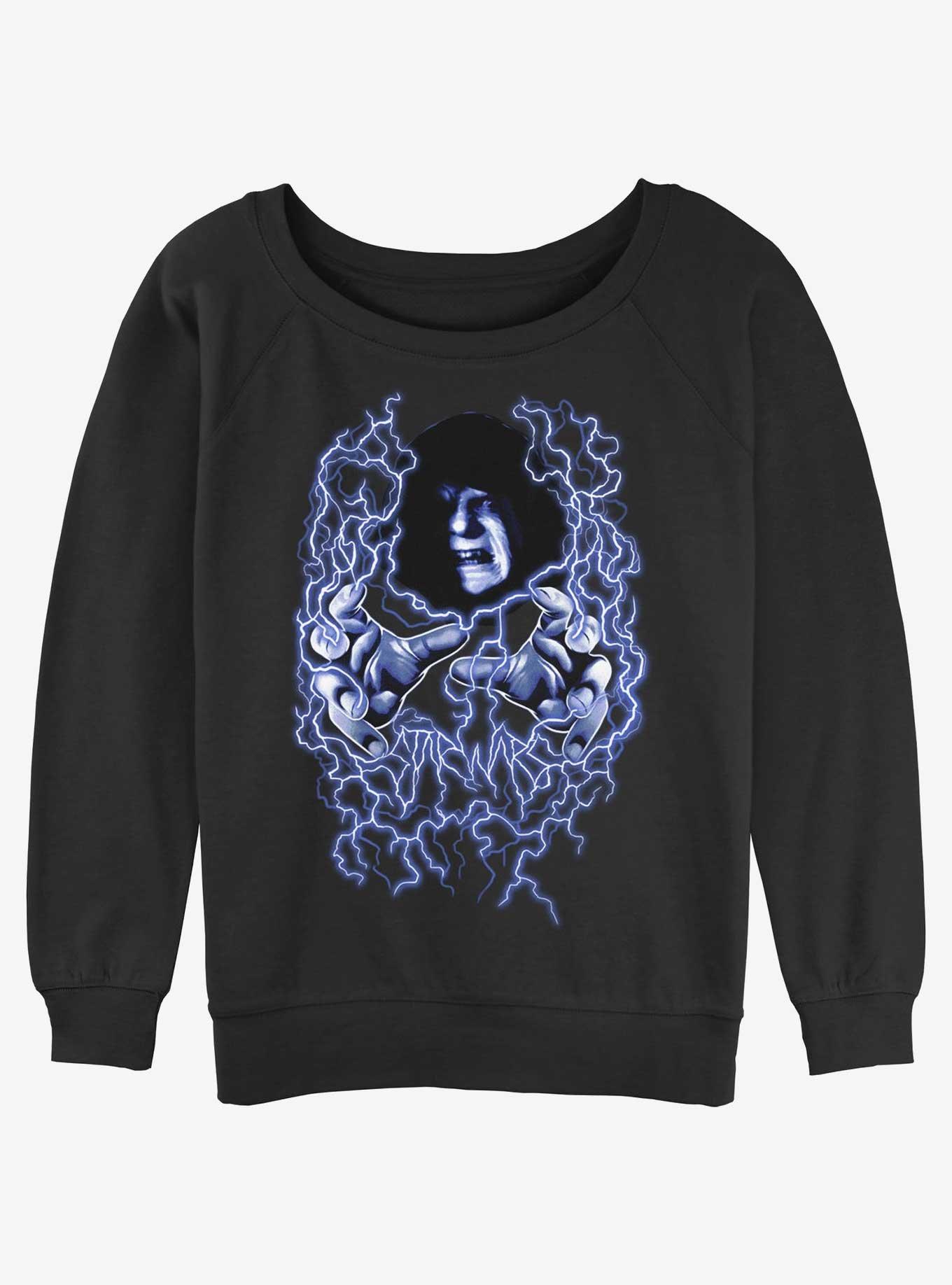 Star Wars Lord Sidious Girls Slouchy Sweatshirt Black Hot Topic