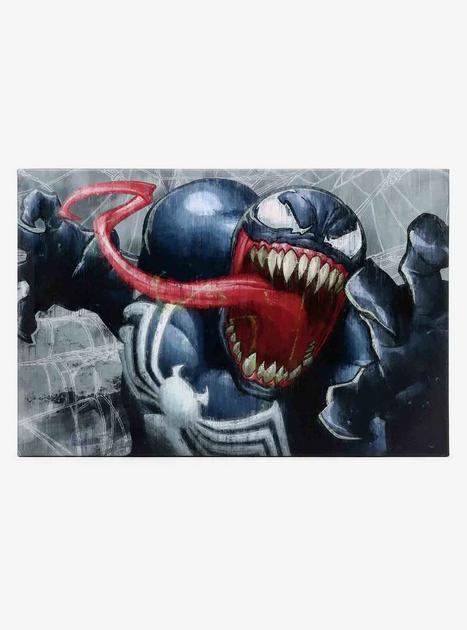 Marvel Venom Close-Up Canvas Wall Decor | Hot Topic