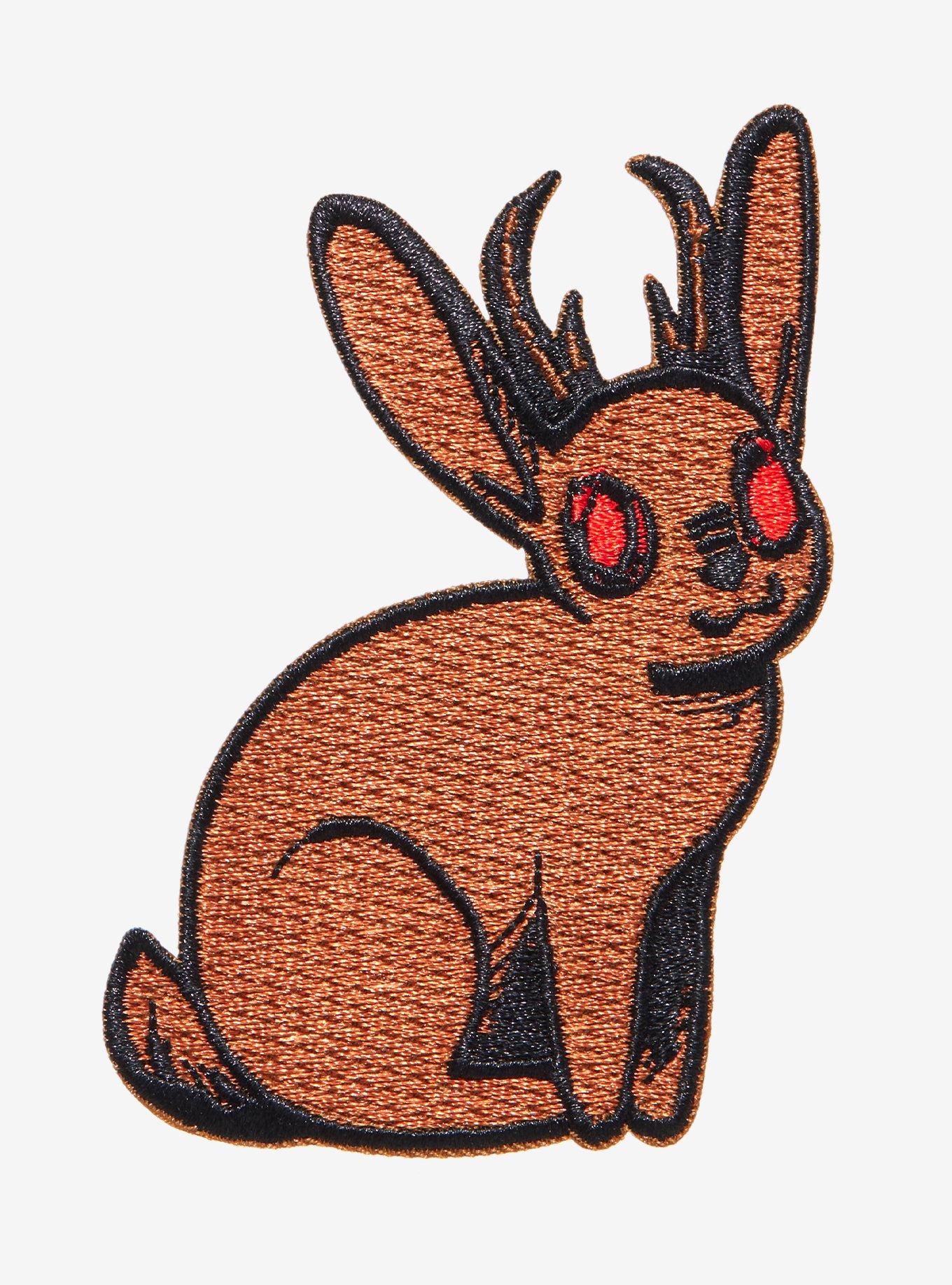 Red Eye Jackalope Patch | Hot Topic