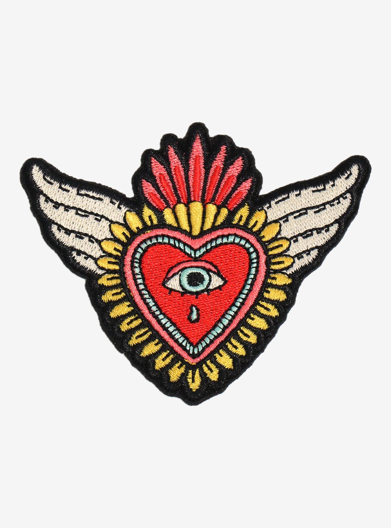 Winged Heart Patch | Hot Topic