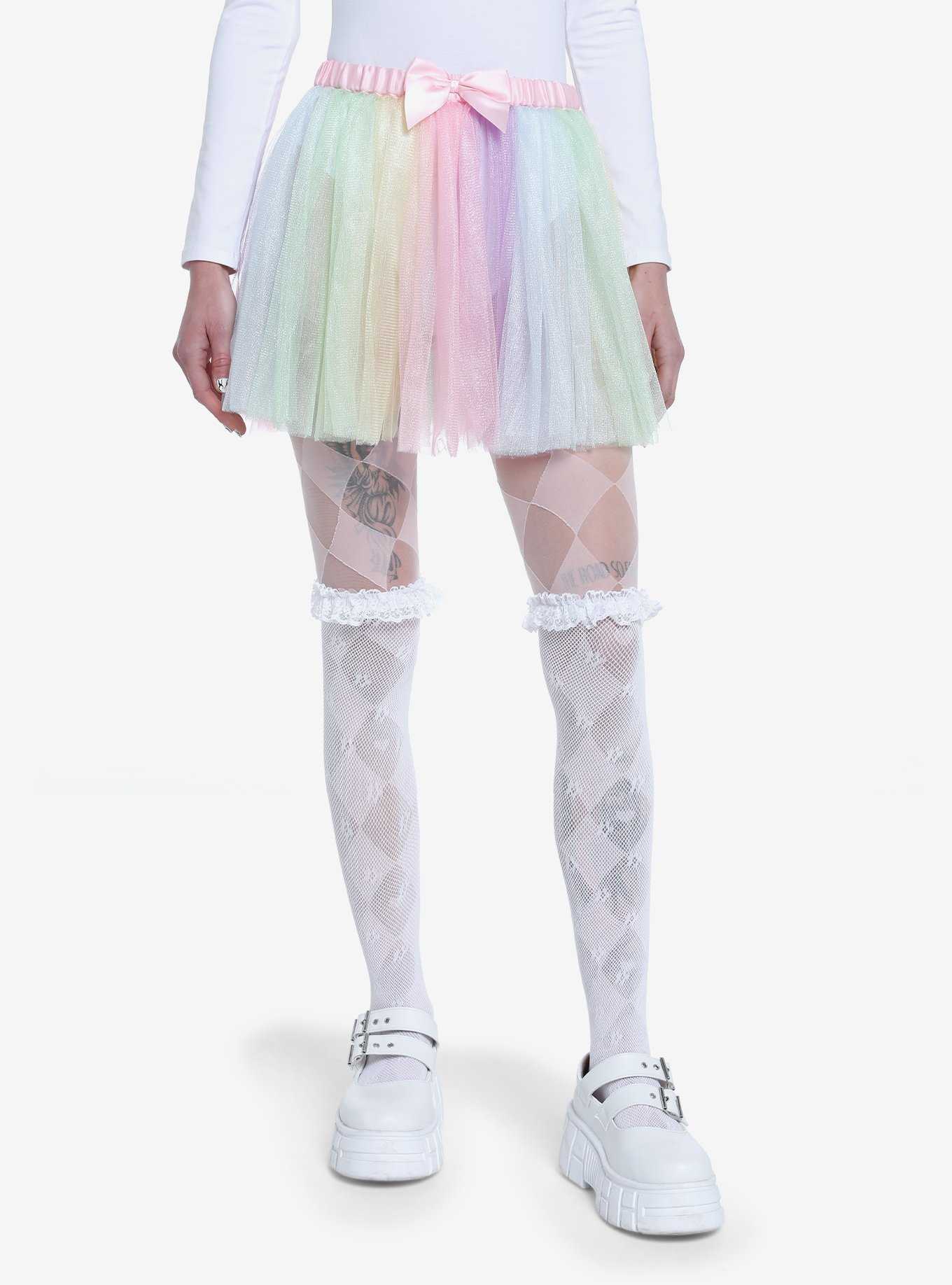 Sweet Society Rainbow Tulle Tutu Skirt | Hot Topic