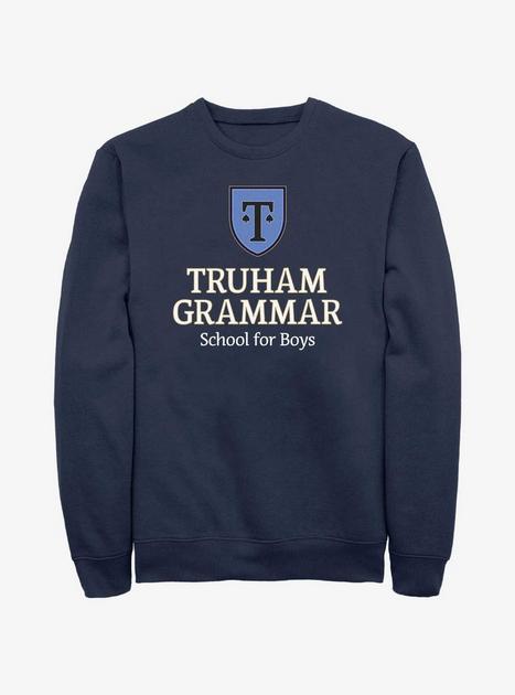 Heartstopper Truham Grammar School Logo Sweatshirt - BLUE | BoxLunch