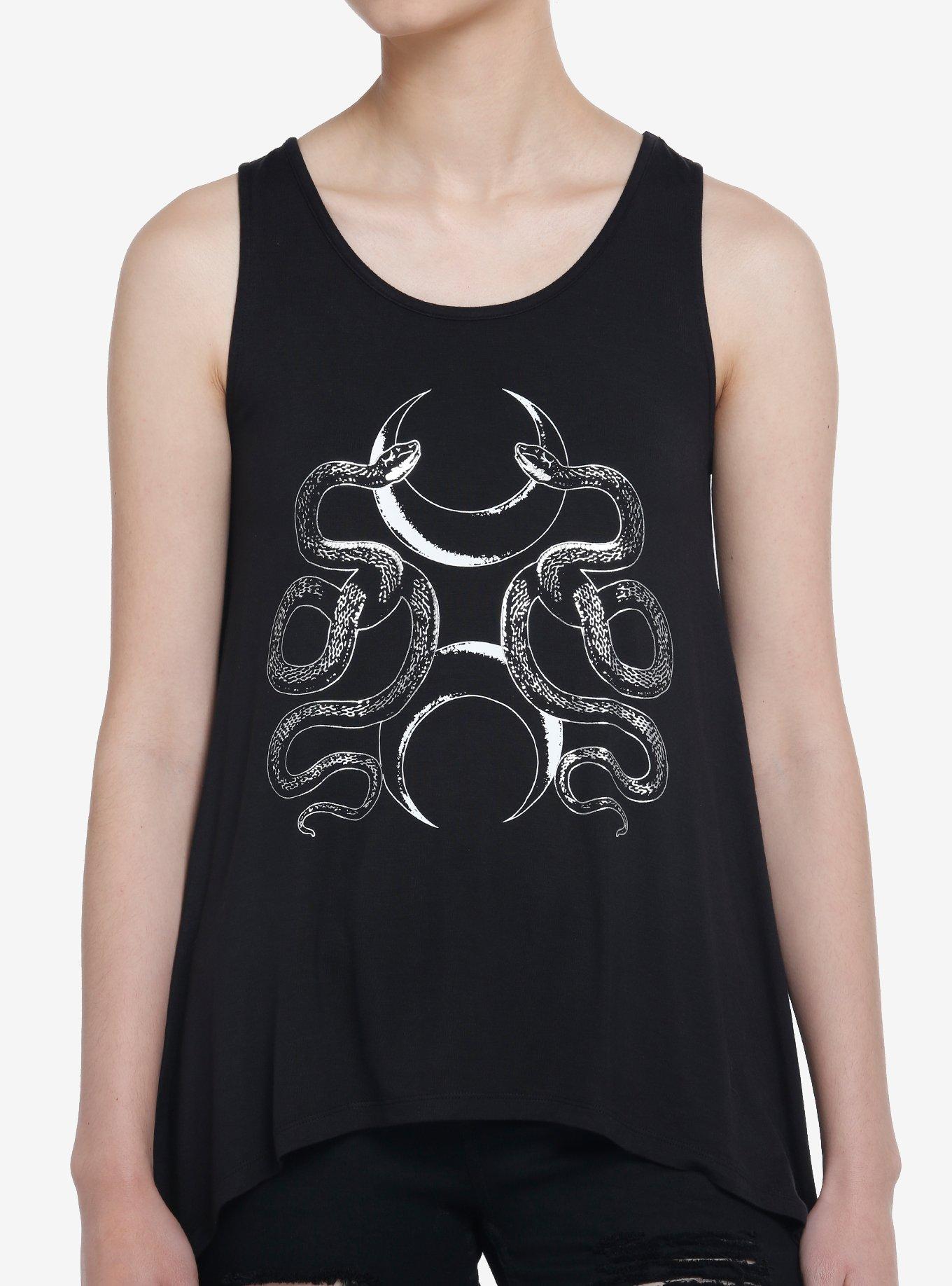 Social Collision Moon Snake Shark Bite Girls Tank Top | Hot Topic