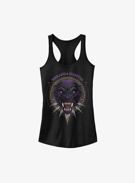Marvel Black Panther: Wakanda Forever Growling Panther Girls Tank ...