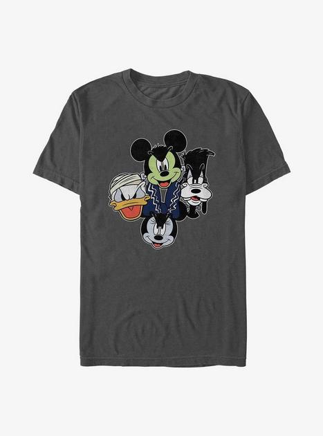 Disney Mickey Mouse Halloween Heads T-Shirt - GREY | Hot Topic