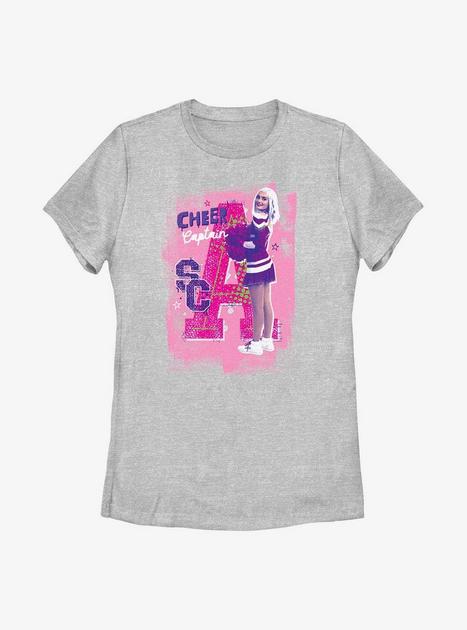Disney Zombies 3 Cheer Captain Addison Womens T-Shirt - GREY | BoxLunch