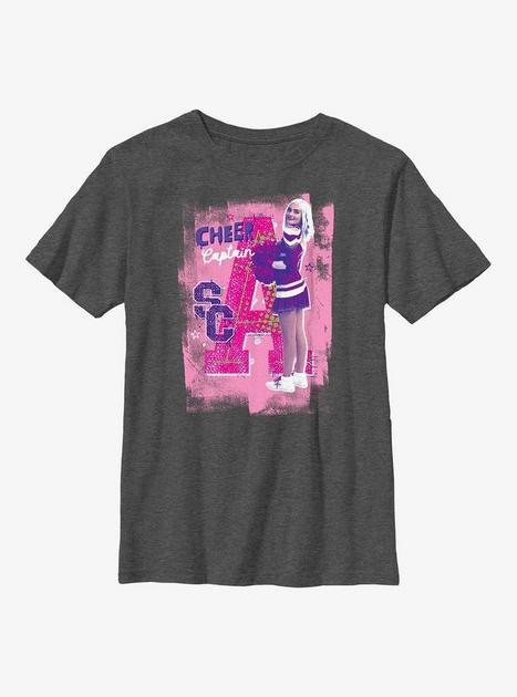 Disney Zombies 3 Cheer Captain Addison Youth T-Shirt - GREY | BoxLunch