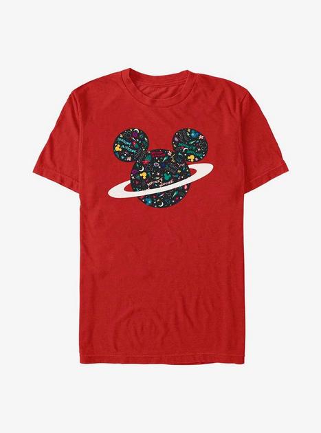 Disney Mickey Mouse Planet Mickey T-Shirt - RED | Hot Topic