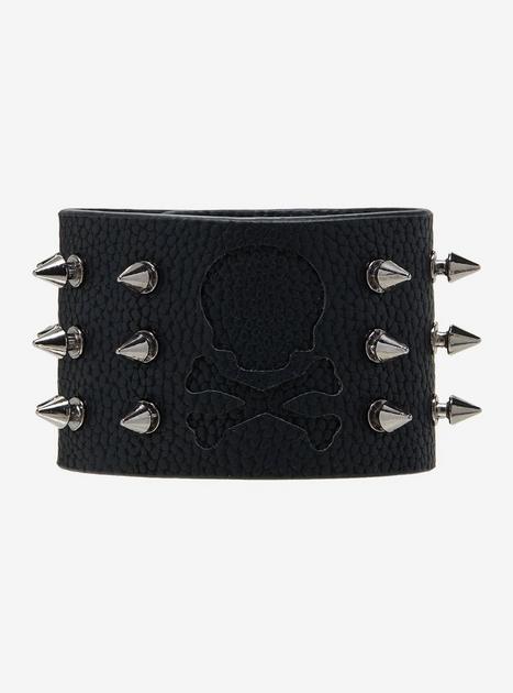 Skull & Spikes Cuff | Hot Topic