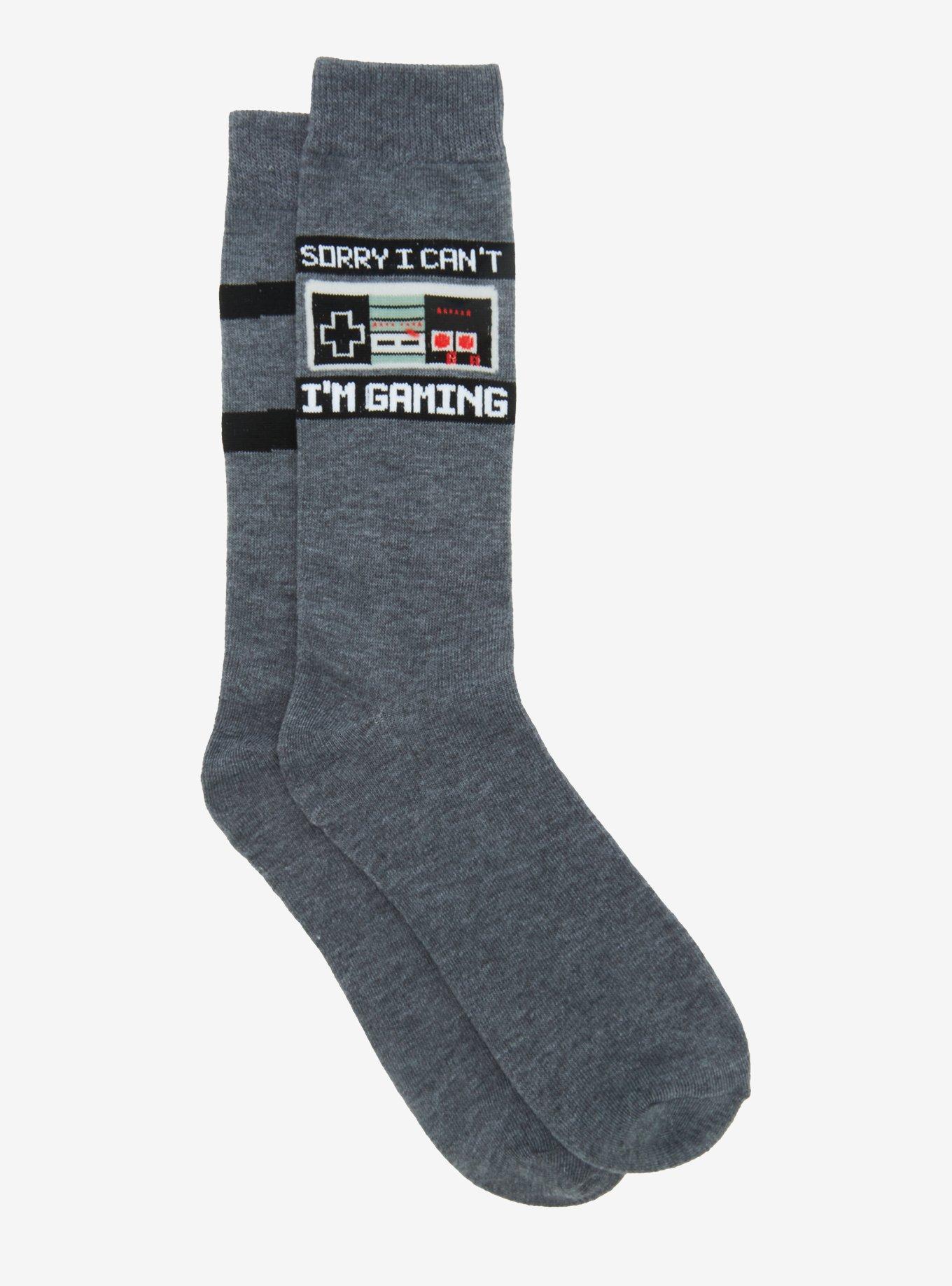 Nintendo Sorry I'm Gaming Crew Socks | Hot Topic