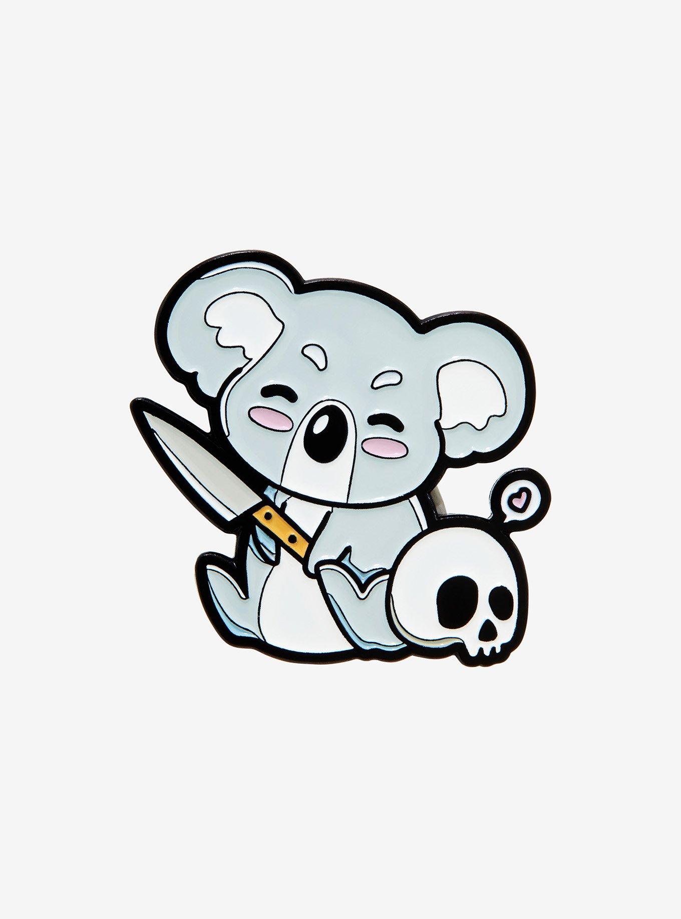 Koala Knife Enamel Pin Hot Topic