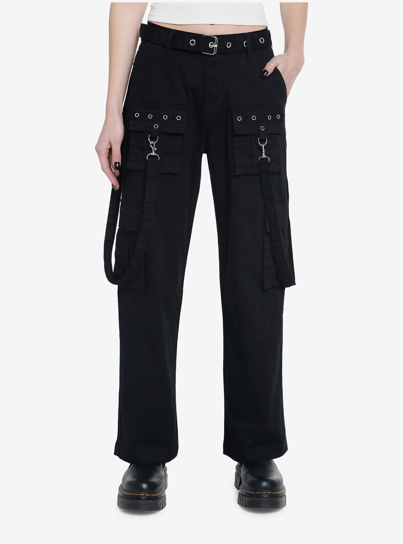 Black Suspender Carpenter Pants | Hot Topic