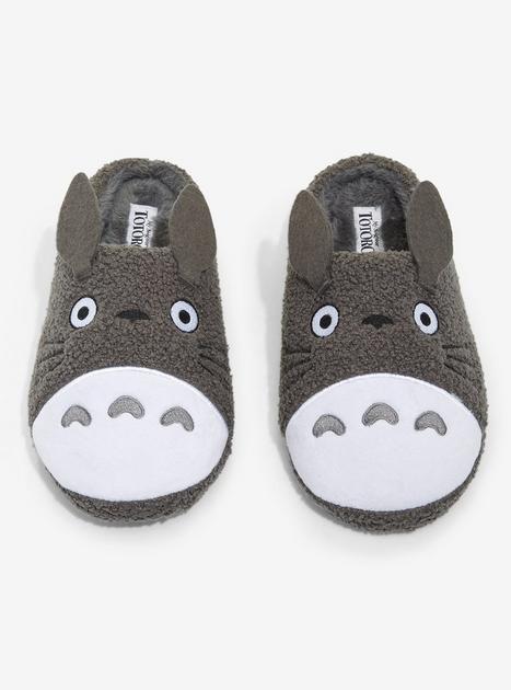 Studio Ghibli My Neighbor Totoro Figural Fuzzy Slippers | Hot Topic