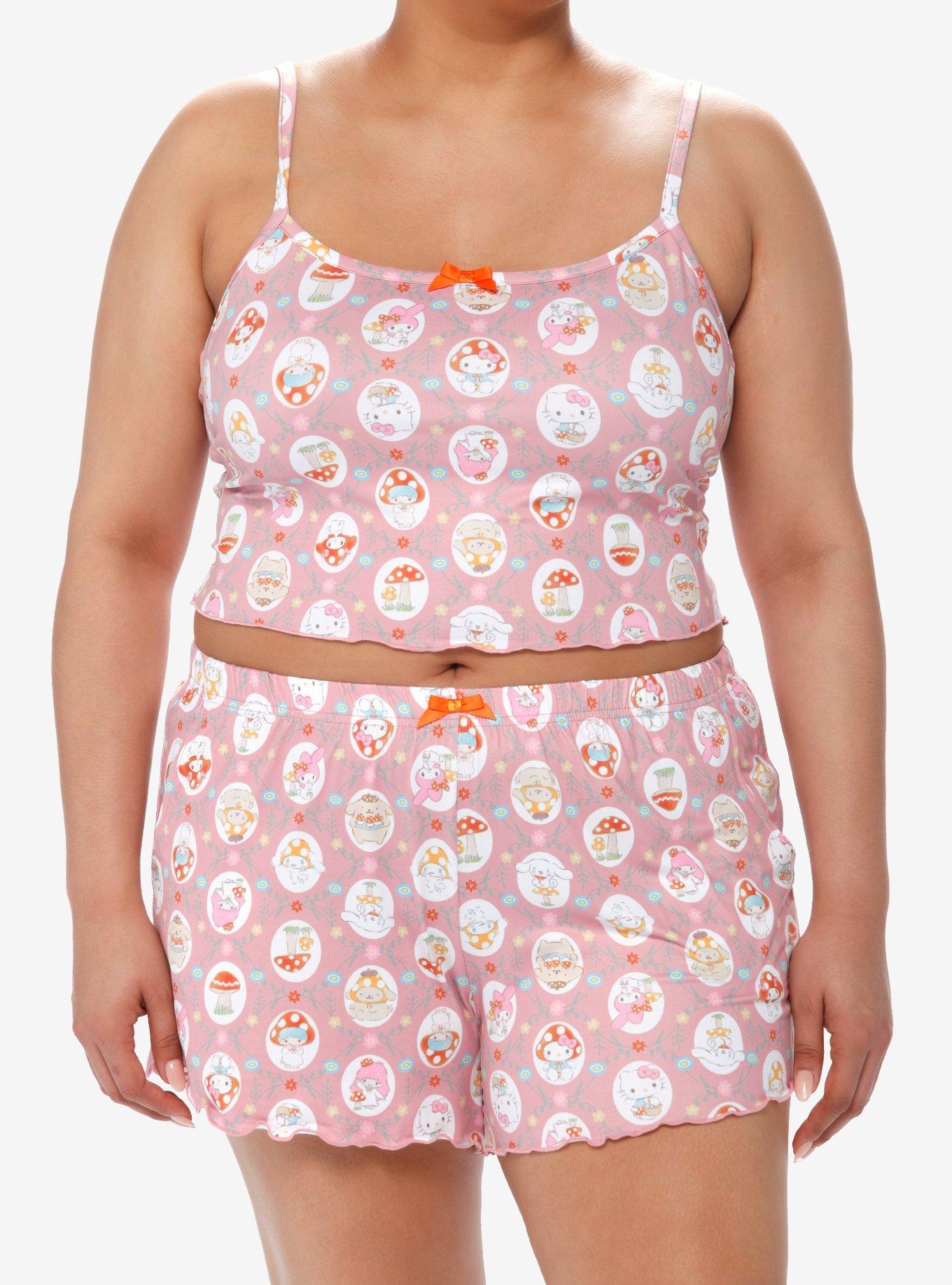 Hello Kitty And Friends Mushroom Girls Lounge Set Plus Size Hot Topic