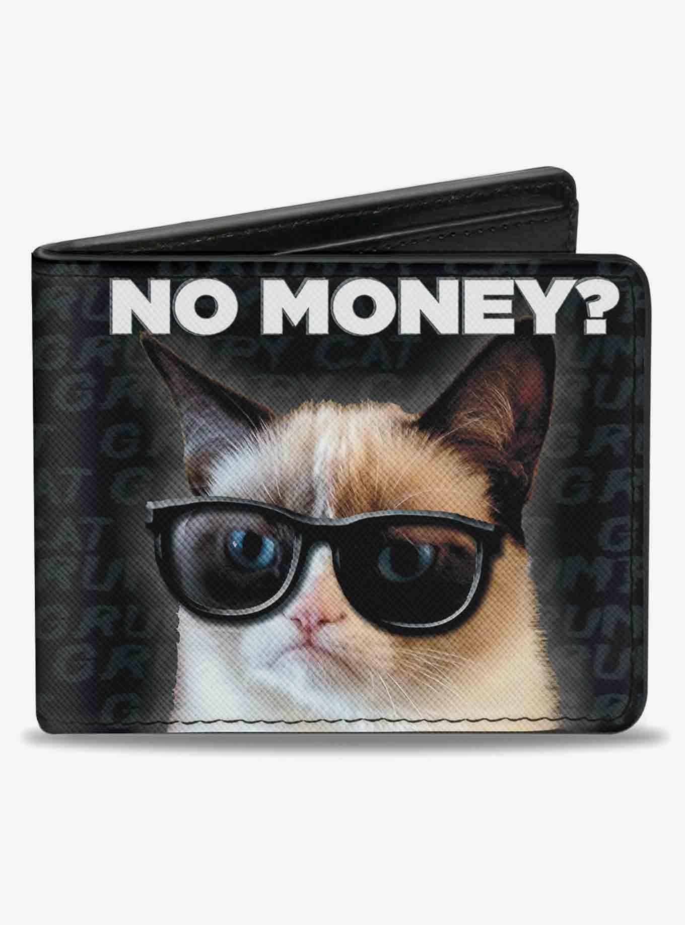 Grumpy Cat No Money Im Not Impressed Bifold Wallet | Hot Topic