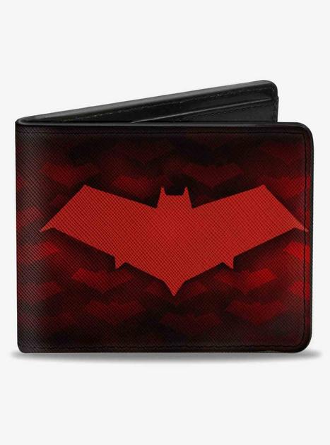 DC Comics Hood Logo Monogram Fade Bifold Wallet | Hot Topic