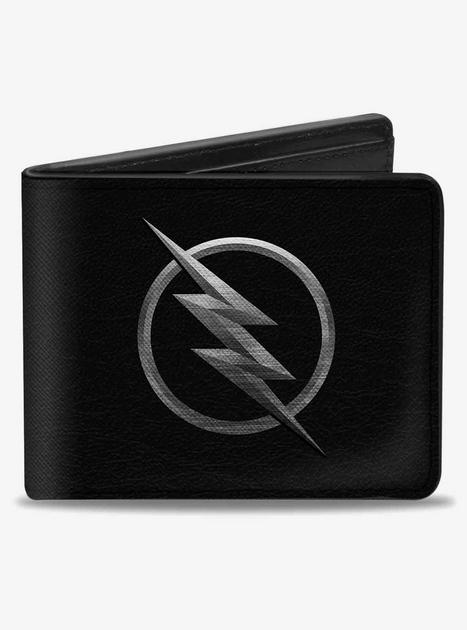 DC Comics Reverse Flash Logo Etching Bifold Wallet | Hot Topic