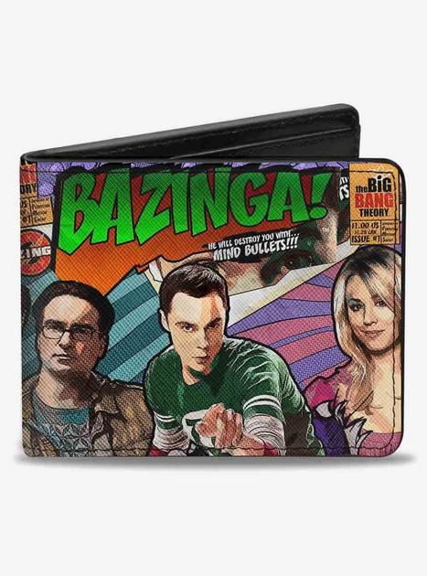 The Big Bang Theory Comic Book Bifold Wallet | Hot Topic