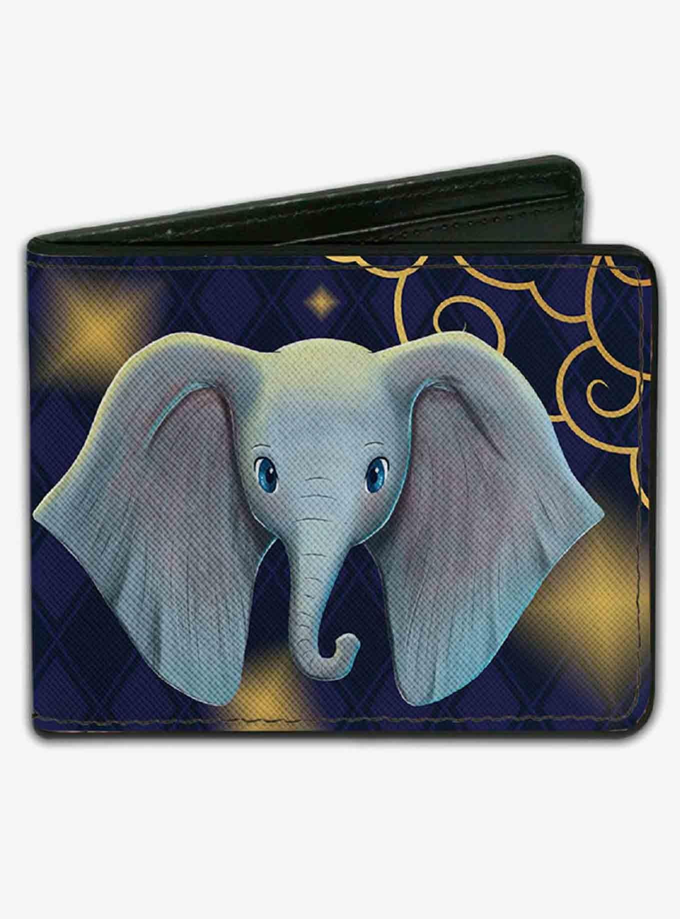 Disney Dumbo Face Dreamland Diamond Checker Bifold Wallet | BoxLunch