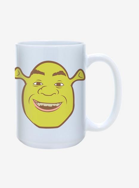 Shrek Face Mug 15oz - WHITE | Hot Topic