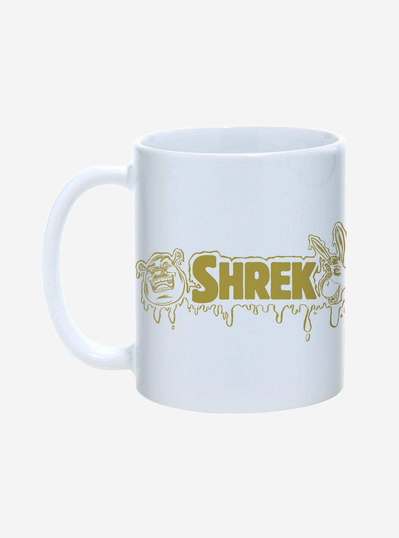 Shrek Swamp Logo Mug 11oz - WHITE | BoxLunch